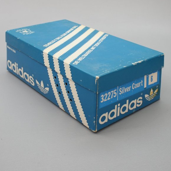 adidas | Shoes | Vintage Adidas Empty Shoe Box 32275 Silver Court 3 ...